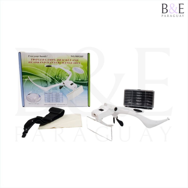 Lente con Lupa y Luz LED